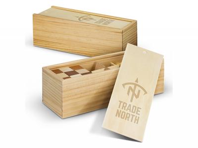 Promotional 3-In-1 Wooden Brain Teaser Sets | Custom Puzzle Games ...